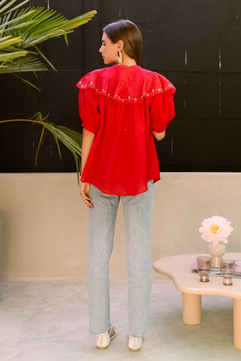 Cottage Shirt in Rose – Veneka